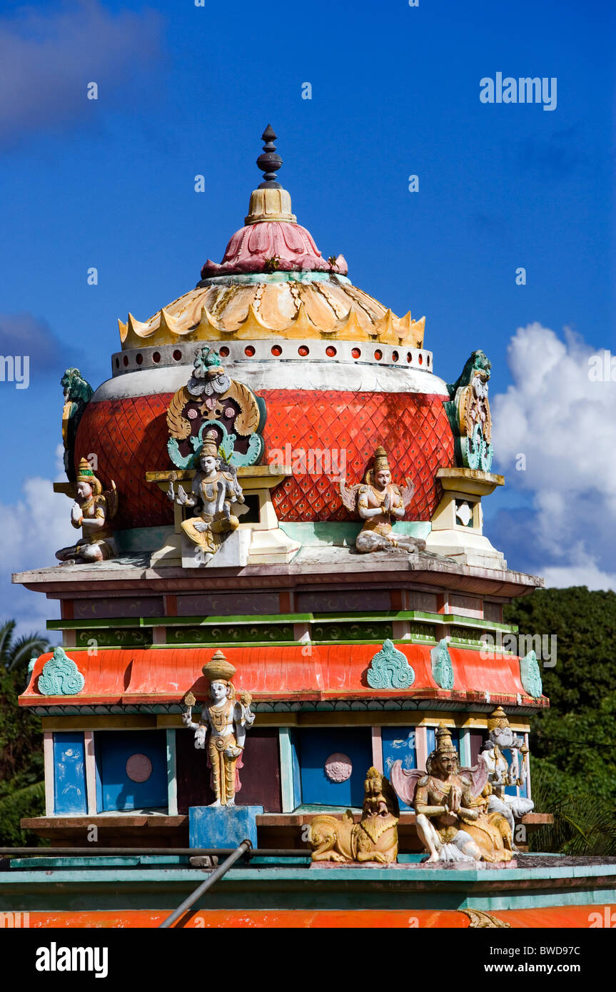 Temple detail, Mauritius Stock Photo - Alamy
