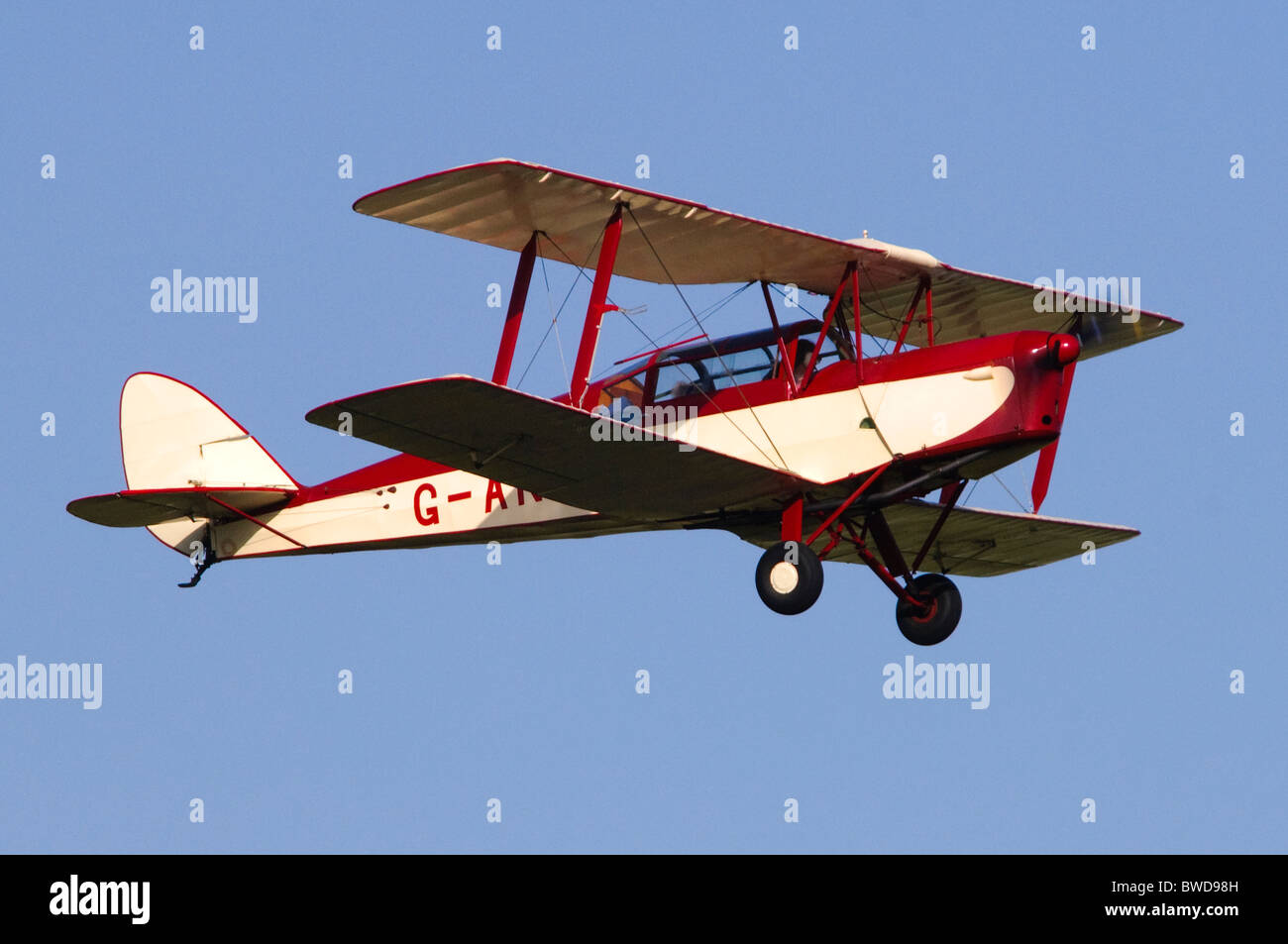 Thruxton Jackaroo climbing after take off from RAF Benson Stock Photo ...