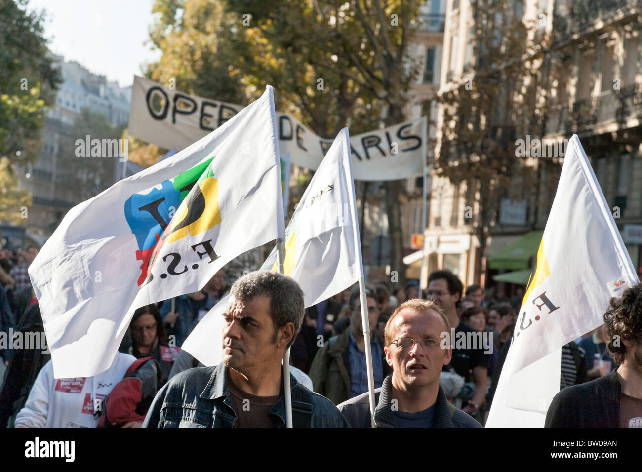 Carrying flags hi-res stock photography and images - Alamy