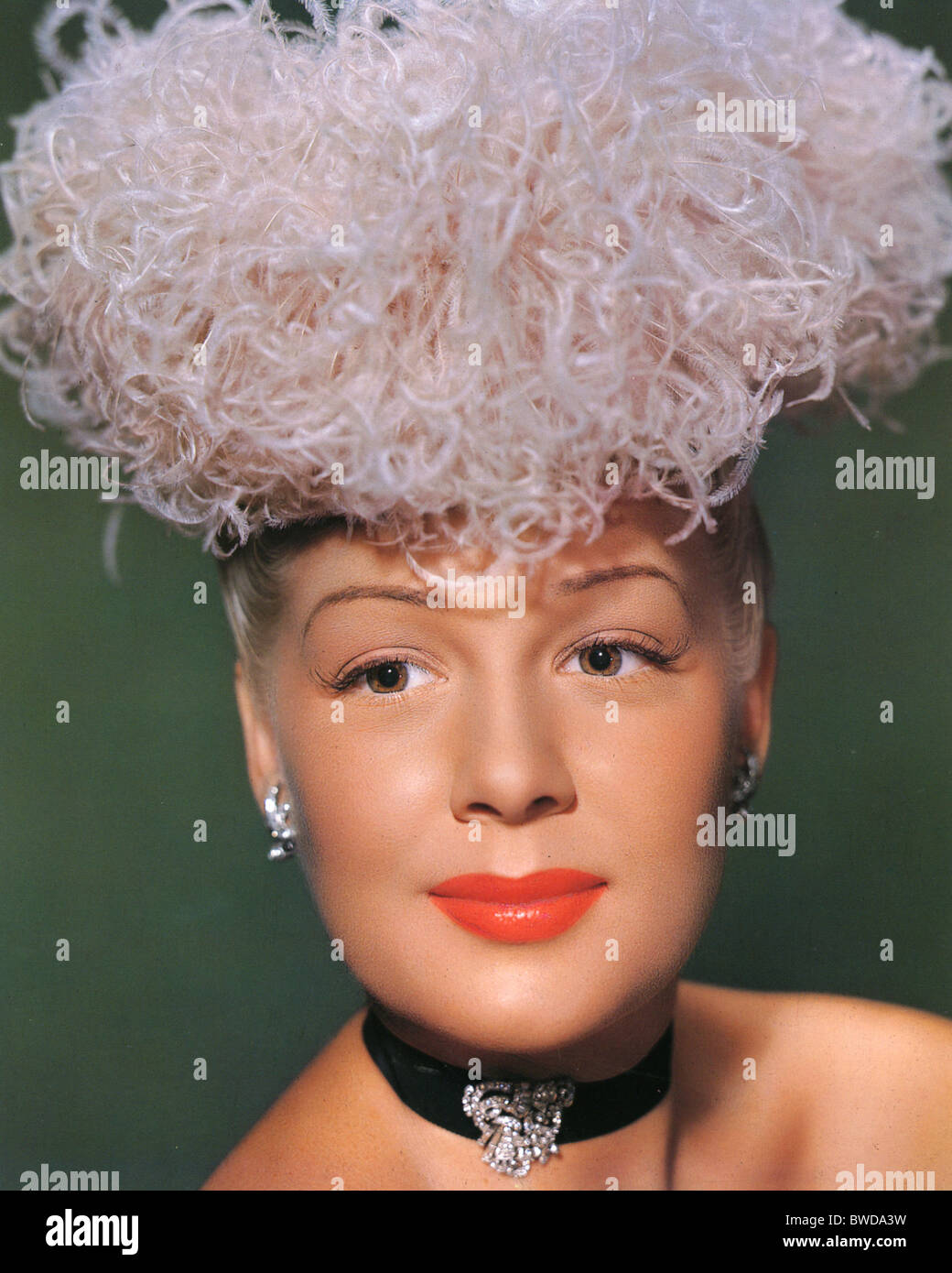 BETTY HUTTON US film actress about 1956 Stock Photo - Alamy