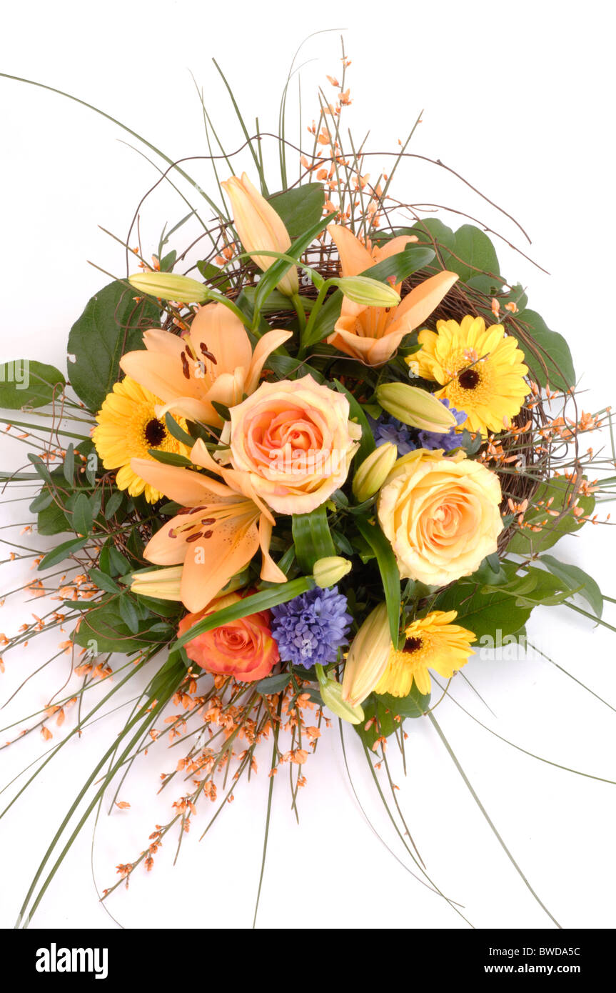 bouquet bunch of fresh flowers Stock Photo - Alamy