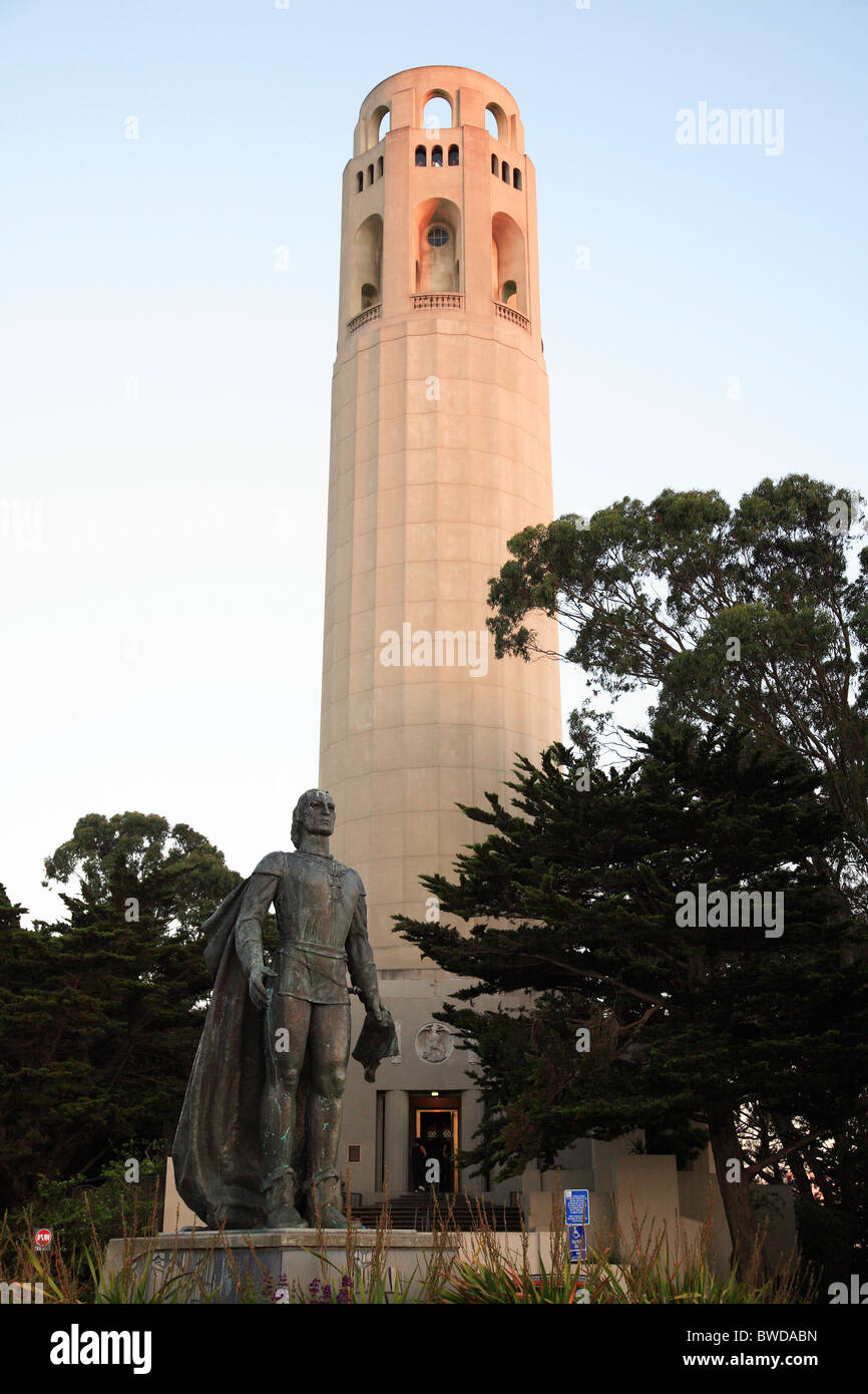 Coit Tower San Francisco Stock Photo - Alamy
