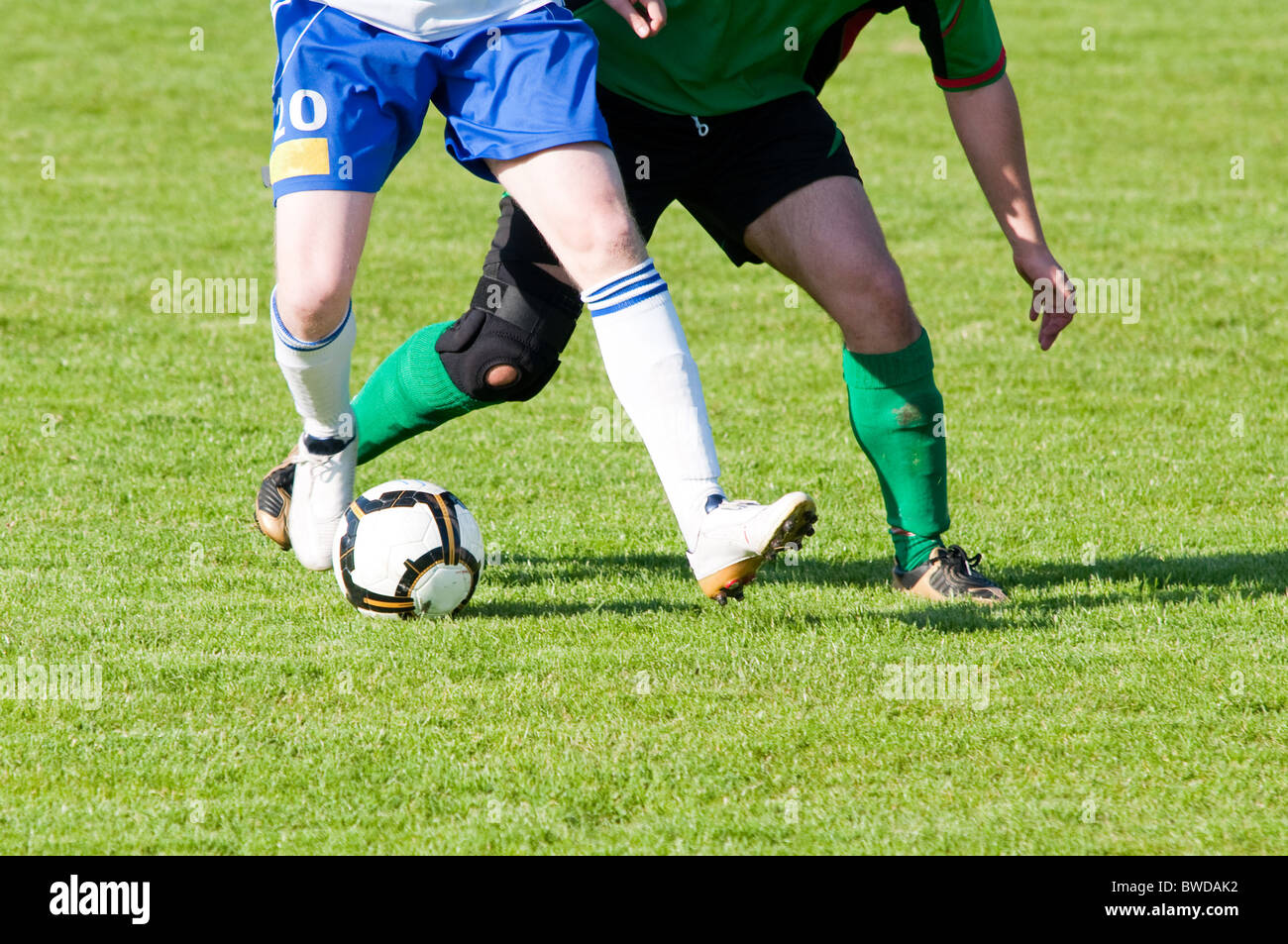 Legs football player during training hi-res stock photography and ...