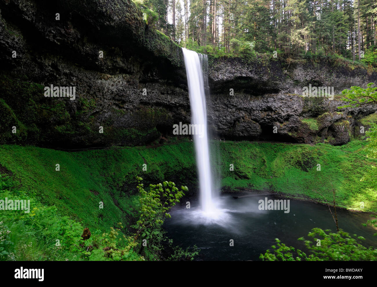 South falls Silver Falls State Park Oregon USA Trail of Ten Falls ...