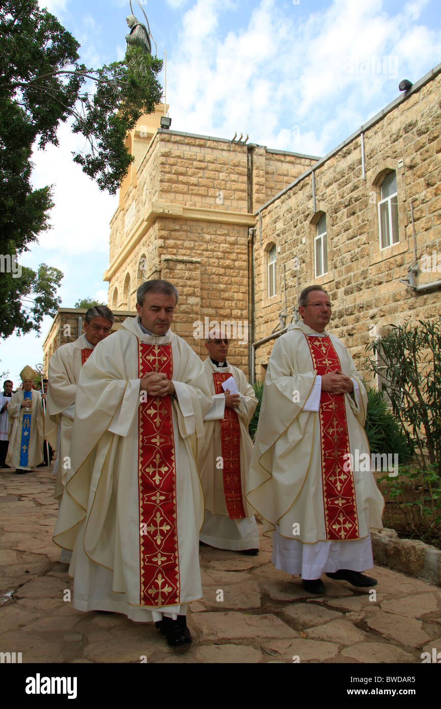 Feast of Our Lady of Palestine at Deir Rafat Monastery Stock Photo - Alamy