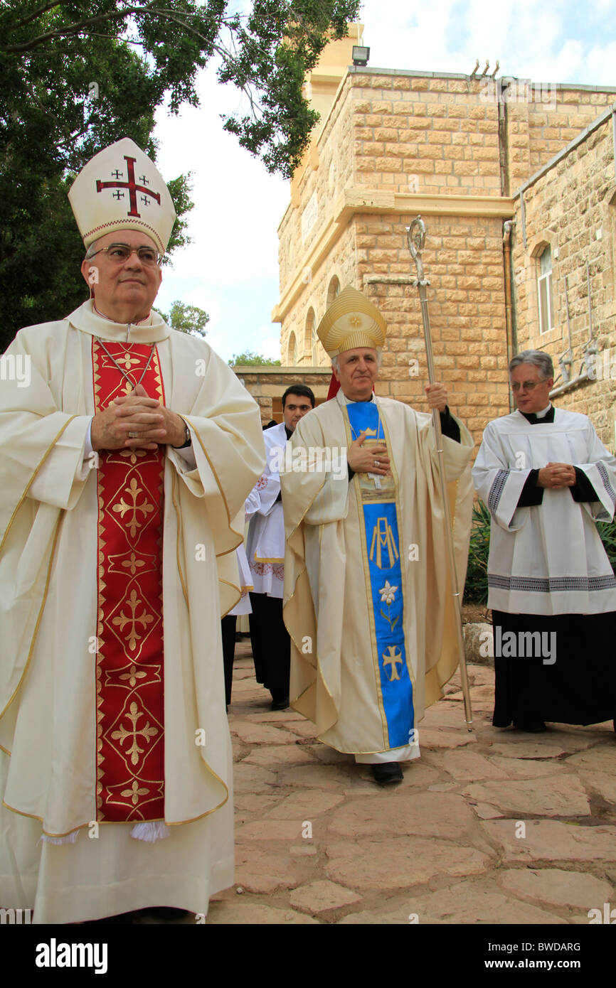 Feast of Our Lady of Palestine at Deir Rafat Monastery Stock Photo - Alamy
