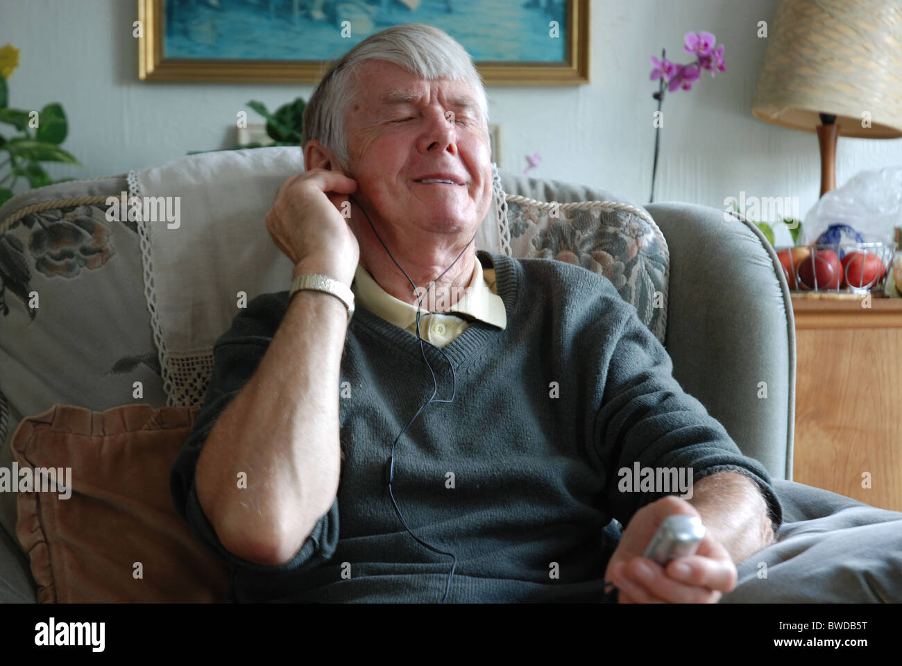 Oap Using A Mobile Phone High Resolution Stock Photography and Images ...