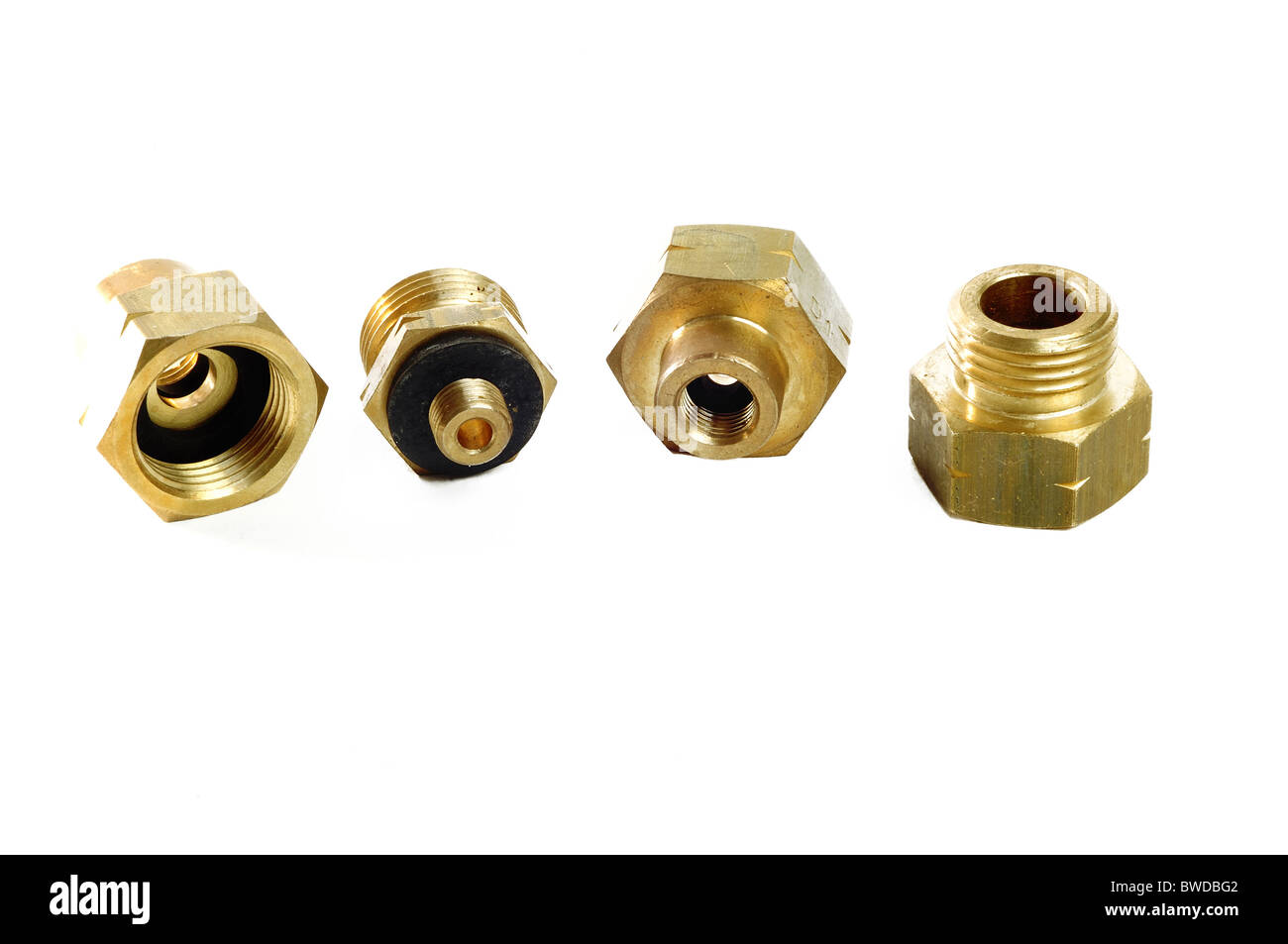 four screws for gas filling Stock Photo - Alamy