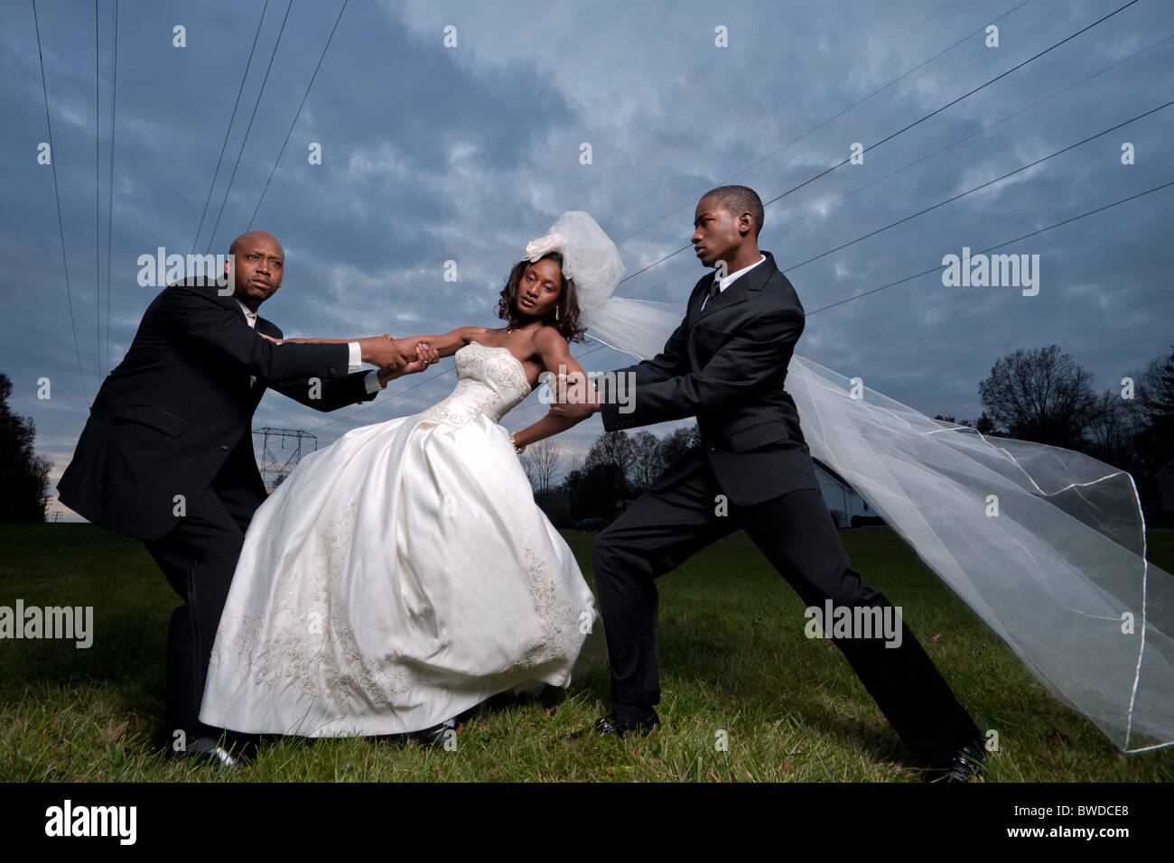 Love triangle wedding hi-res stock photography and images - Alamy