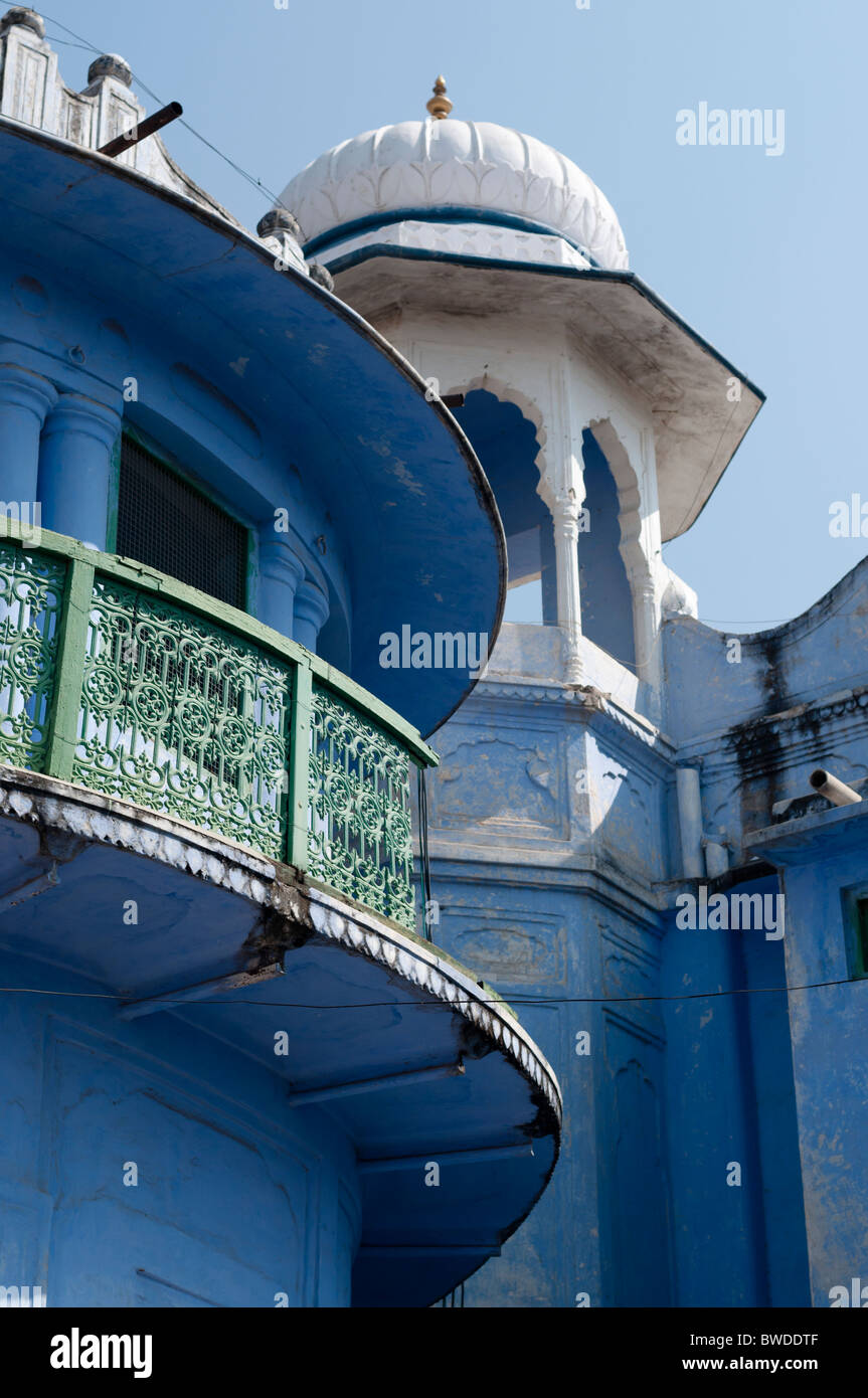Blue House in Pushkar Stock Photo - Alamy