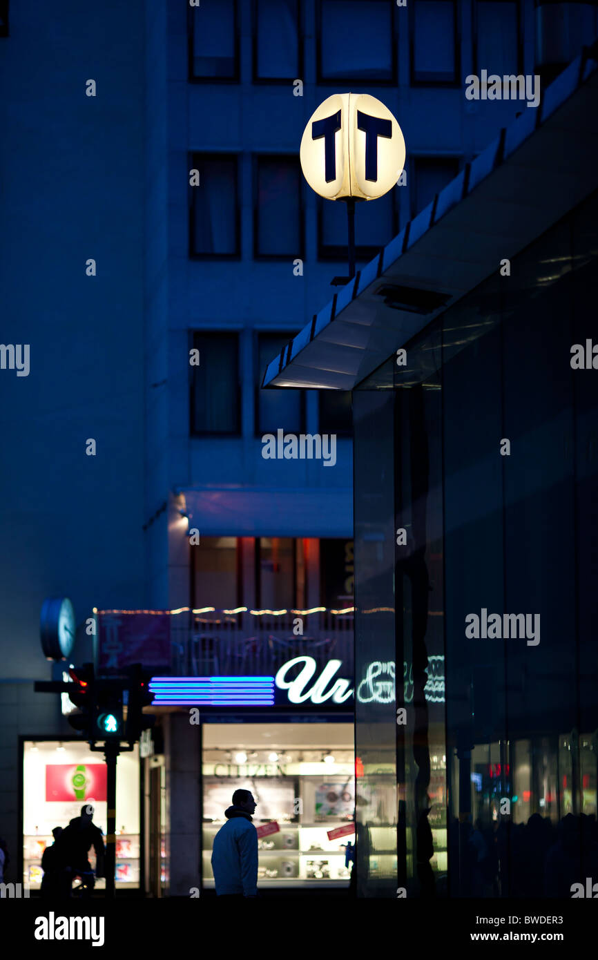 Slussen subway station at night Stock Photo - Alamy