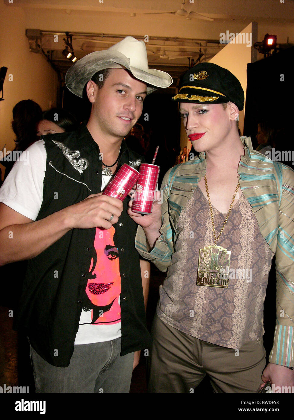 TAB Energy Drink Launch Party Stock Photo - Alamy