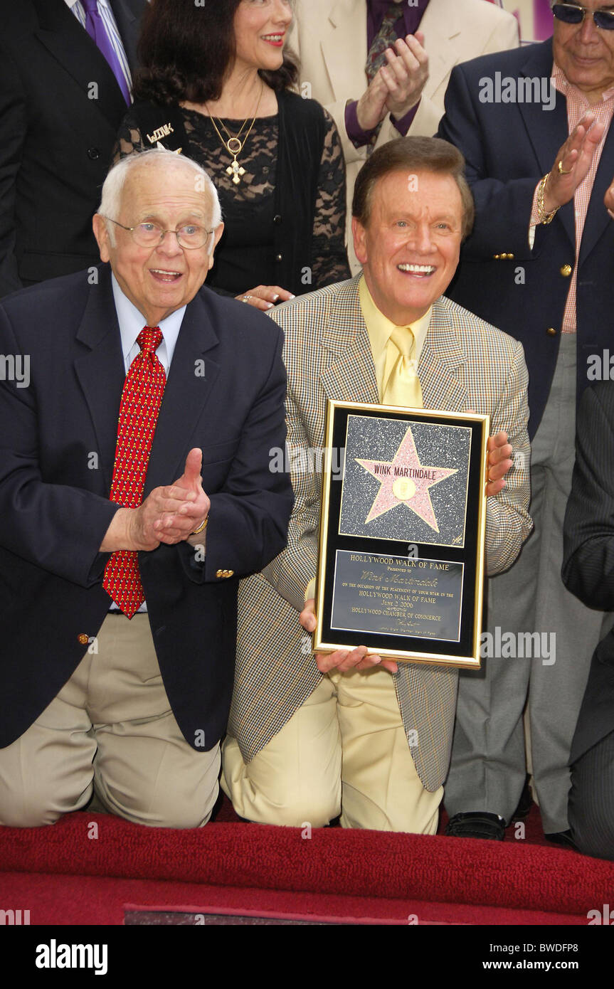 Star on the Hollywood Walk of Fame for Wink Martindale Stock Photo - Alamy