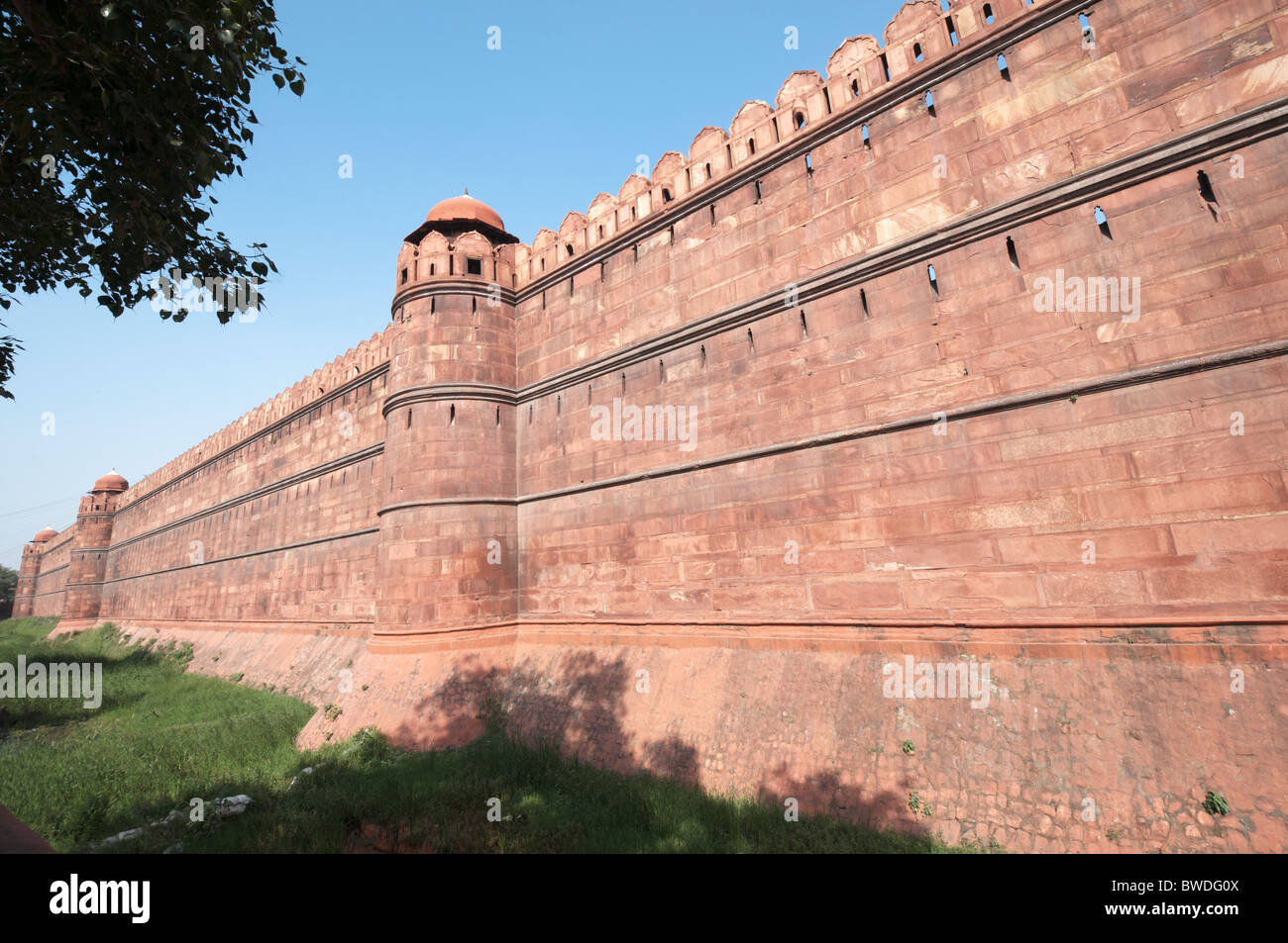 Red Fort Wall Stock Photo - Alamy