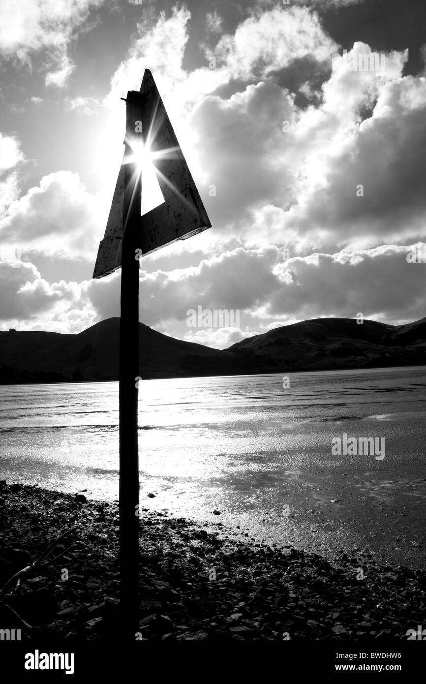 Sunshine Through the Sign Stock Photo - Alamy
