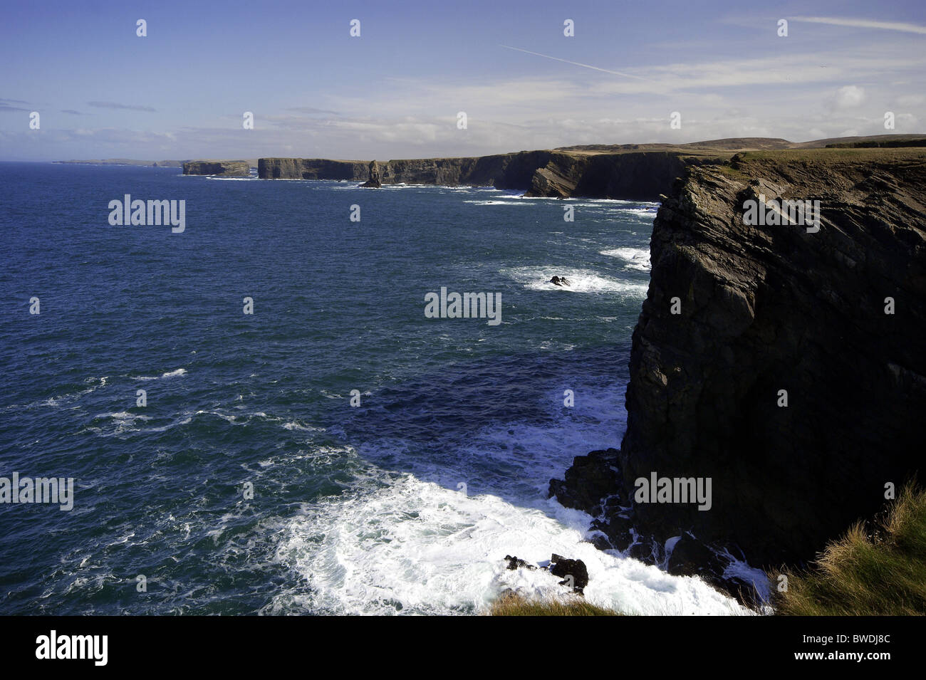 Atlantic Coastline Near Kilkee, County Clare, Ireland Stock Photo - Alamy