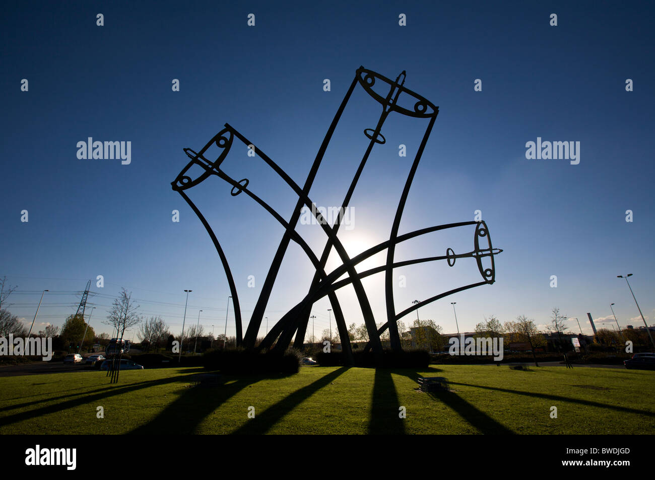 Spitfire Island Sentinel Sculpture Castle Bromwich Birmingham West ...