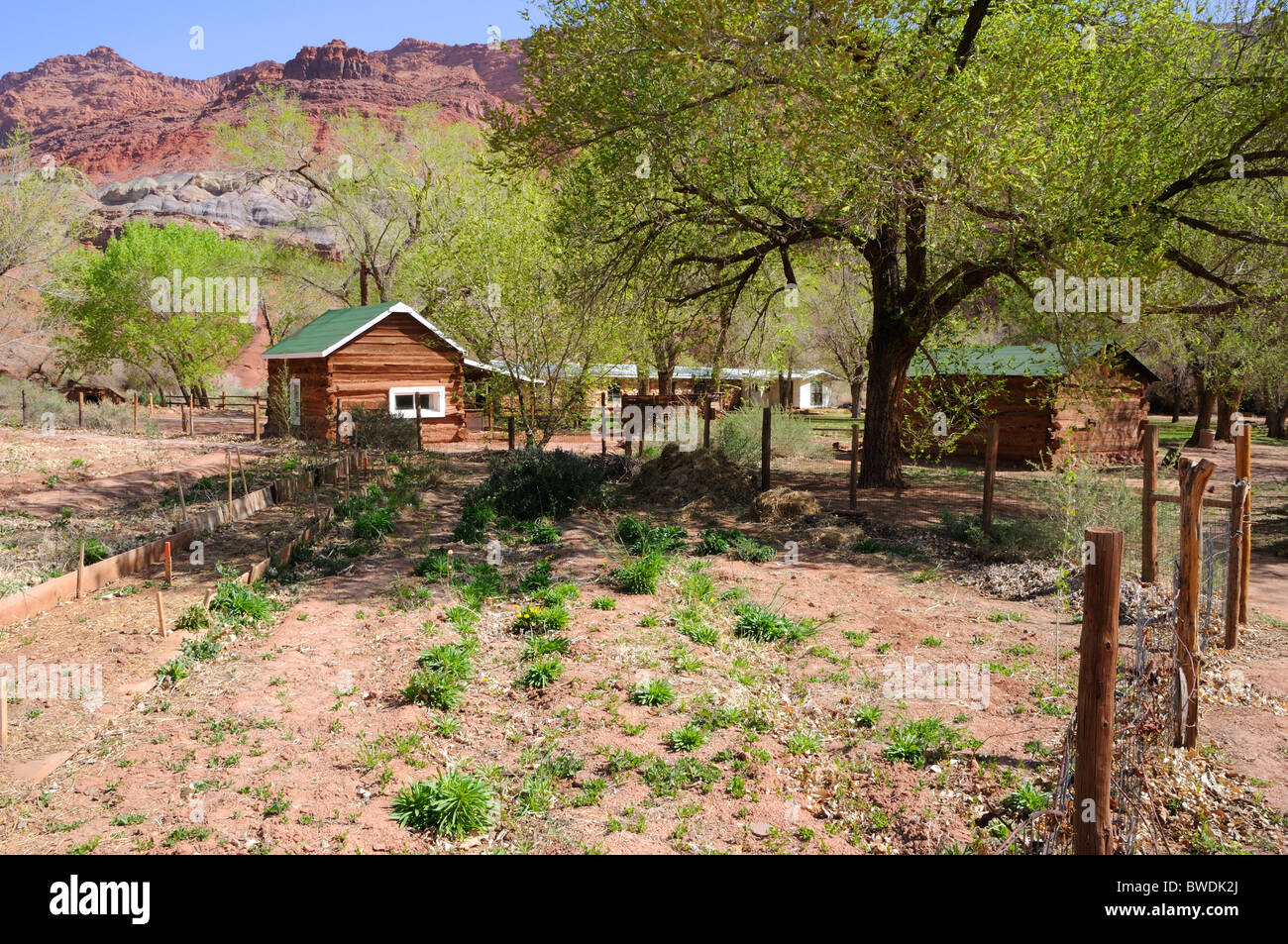 Pioneer Garden at Lonely Dell Ranch Stock Photo - Alamy