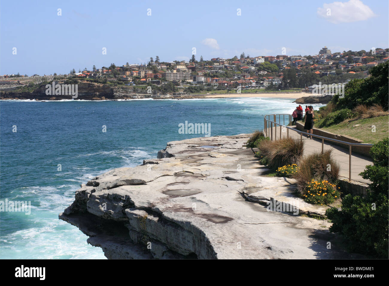 Tamarama and Bronte beaches seen from Mackenzie's Point, Bondi Beach ...
