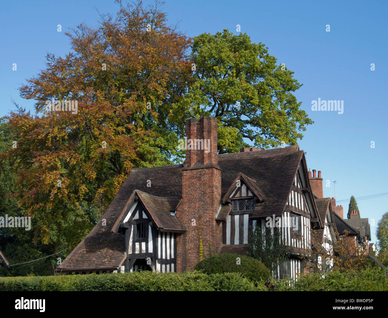 half timbered buildings selly hall bourneville birmingham midlands ...