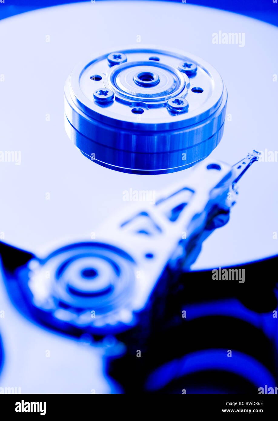 Read/write head of a computer hard drive Stock Photo - Alamy