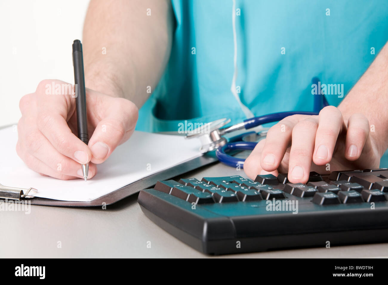 Pushing over paper hi-res stock photography and images - Alamy