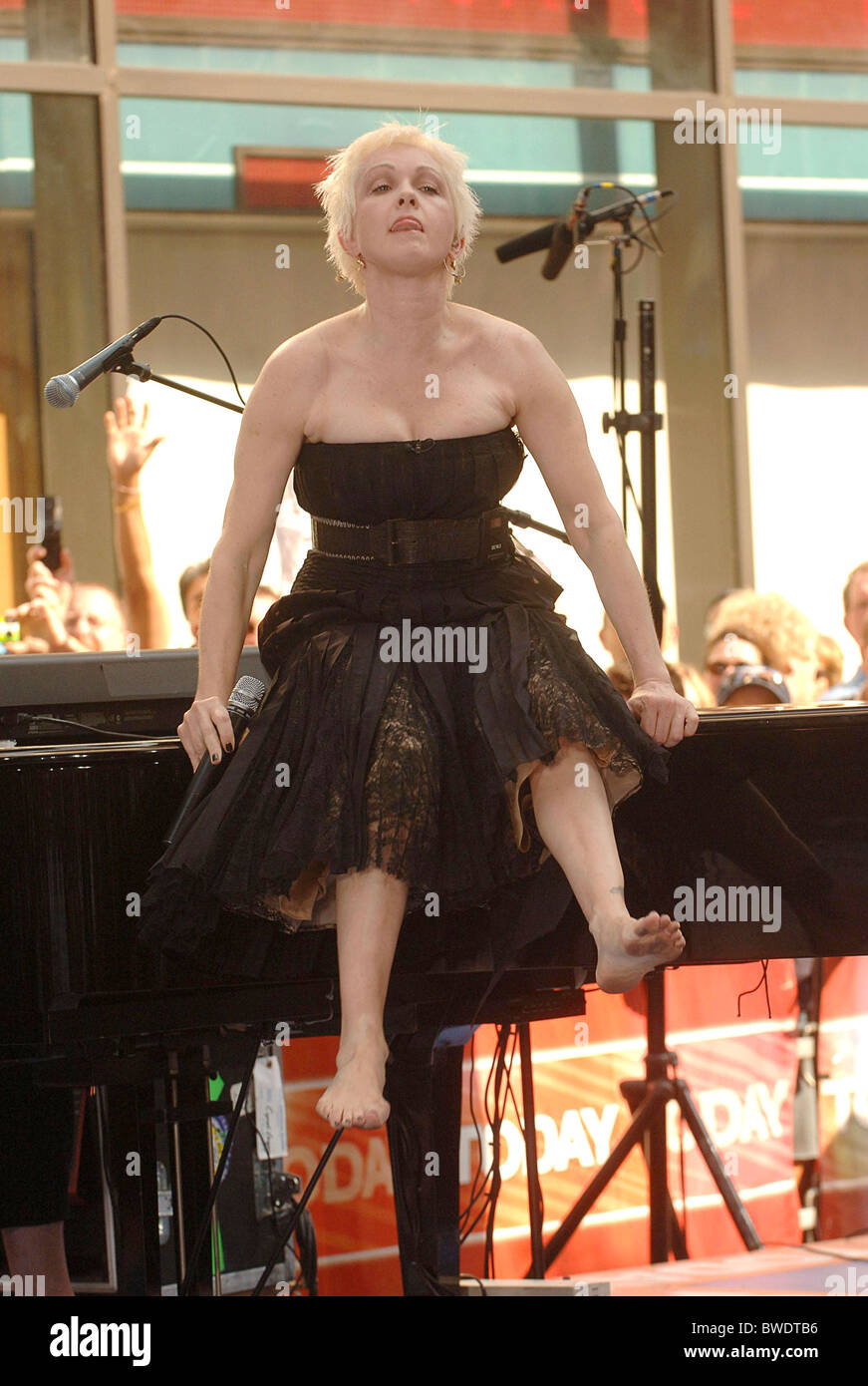 NBC's 'Today Show Summer Concert Series' with Cyndi Lauper Stock Photo ...