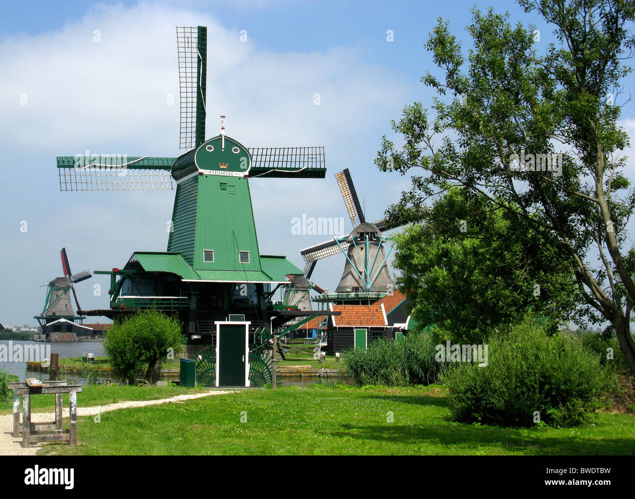 The Happy Windmill Stock Photo - Alamy