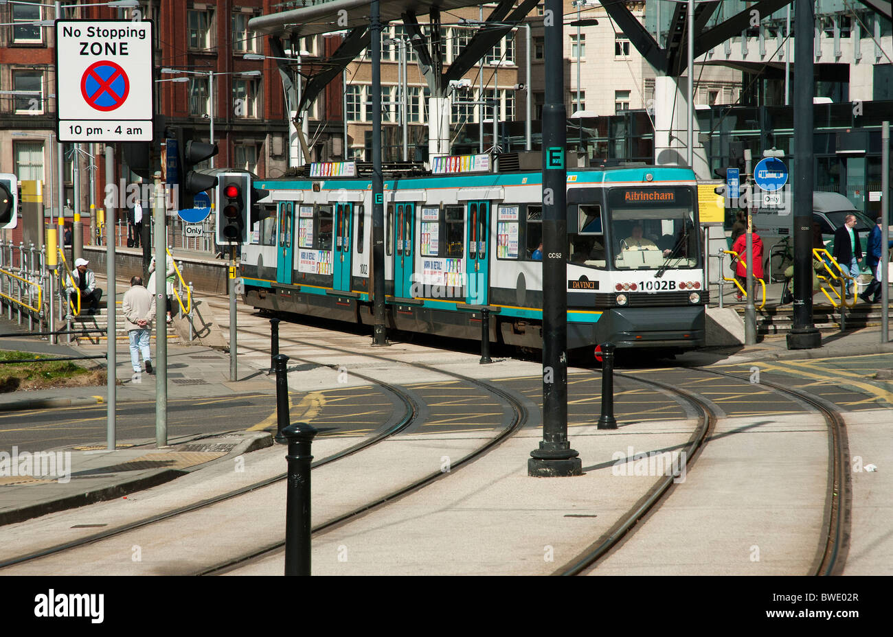Manchester trams hi-res stock photography and images - Alamy