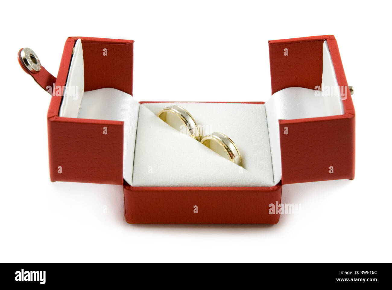 Rings in the box Cut Out Stock Images & Pictures - Alamy