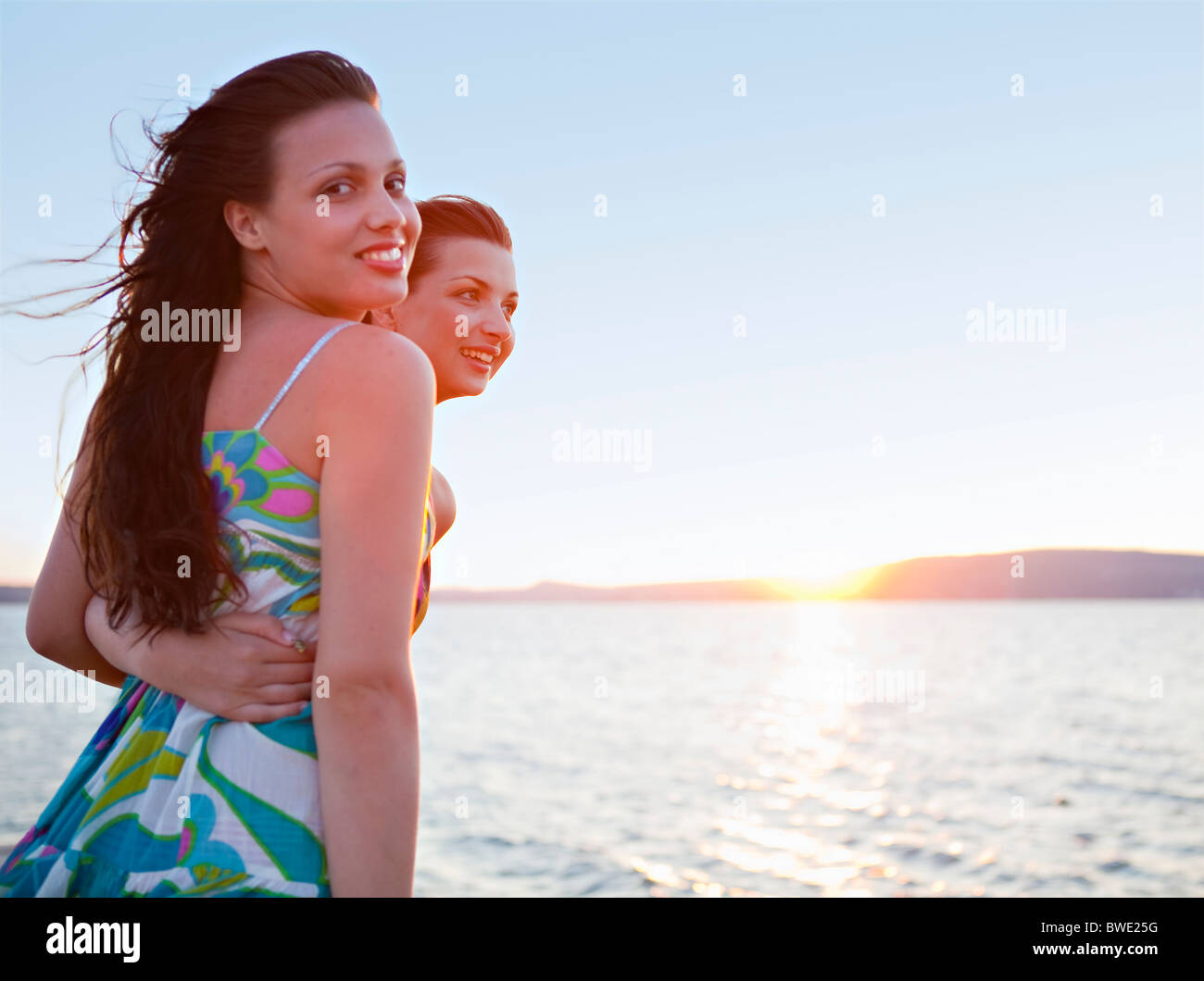 Women at the beach Stock Photo - Alamy
