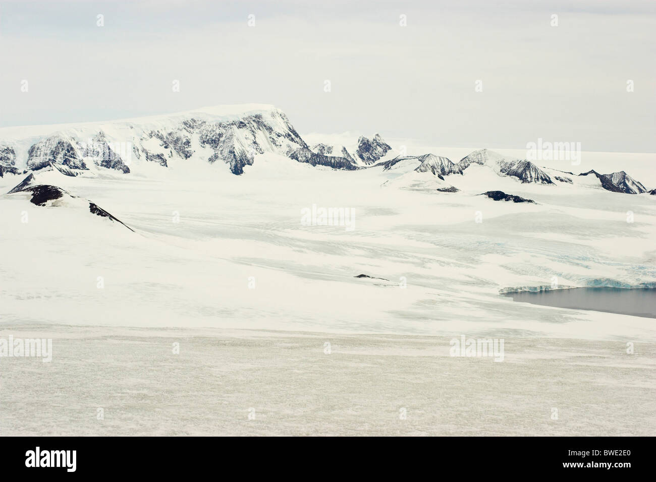 View NW from top of Brown Bluff Antarctic Peninsula Antarctica Stock ...