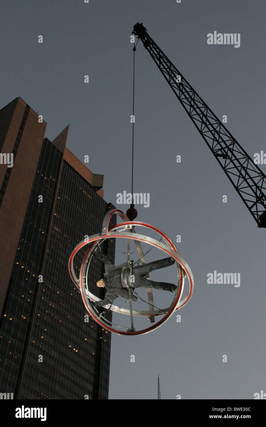 David Blaine Gyroscope Escape Stunt to Promote TARGET and Benefit ...