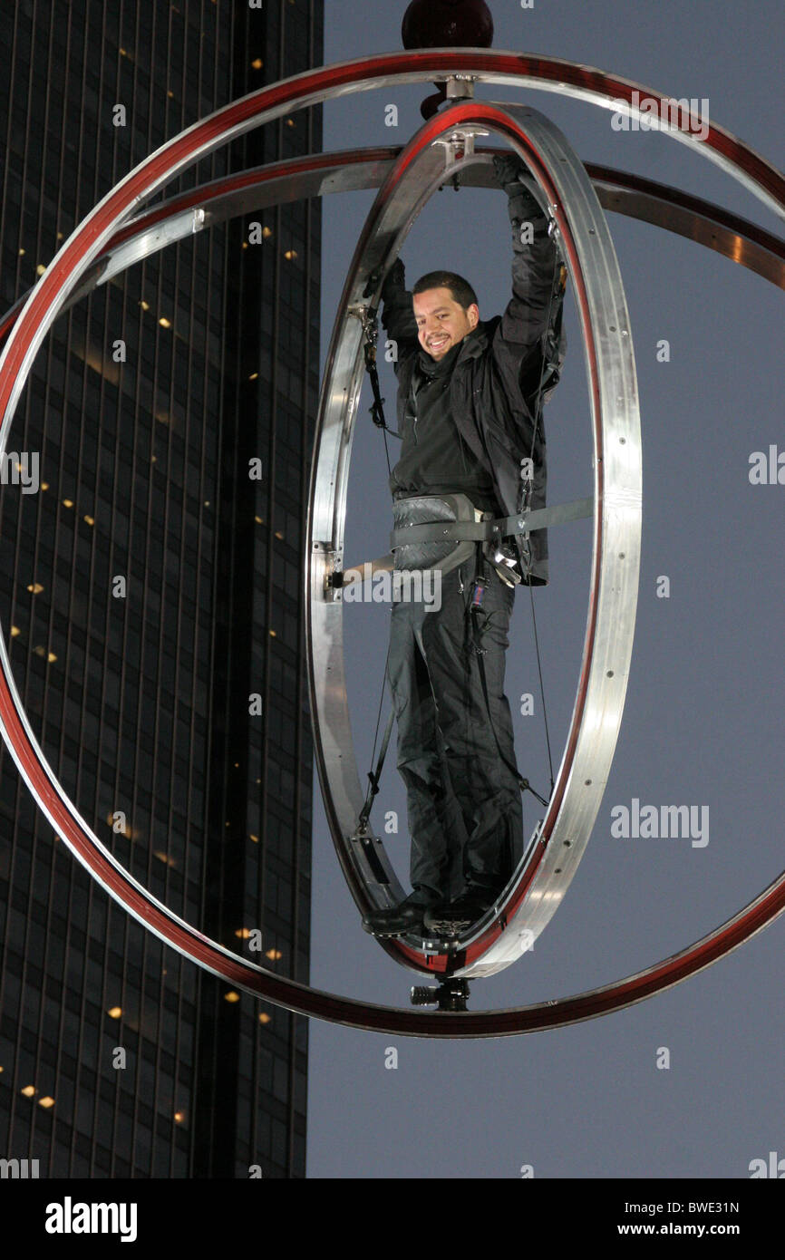 David Blaine Gyroscope Escape Stunt to Promote TARGET and Benefit ...