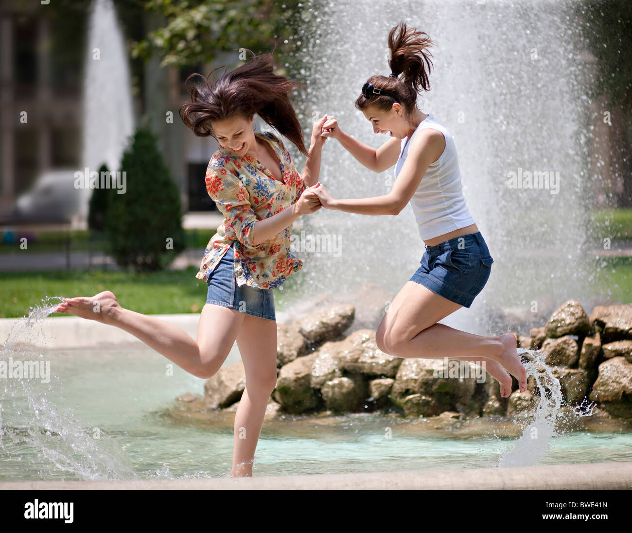 Splashing Water Fountain High Resolution Stock Photography and Images ...