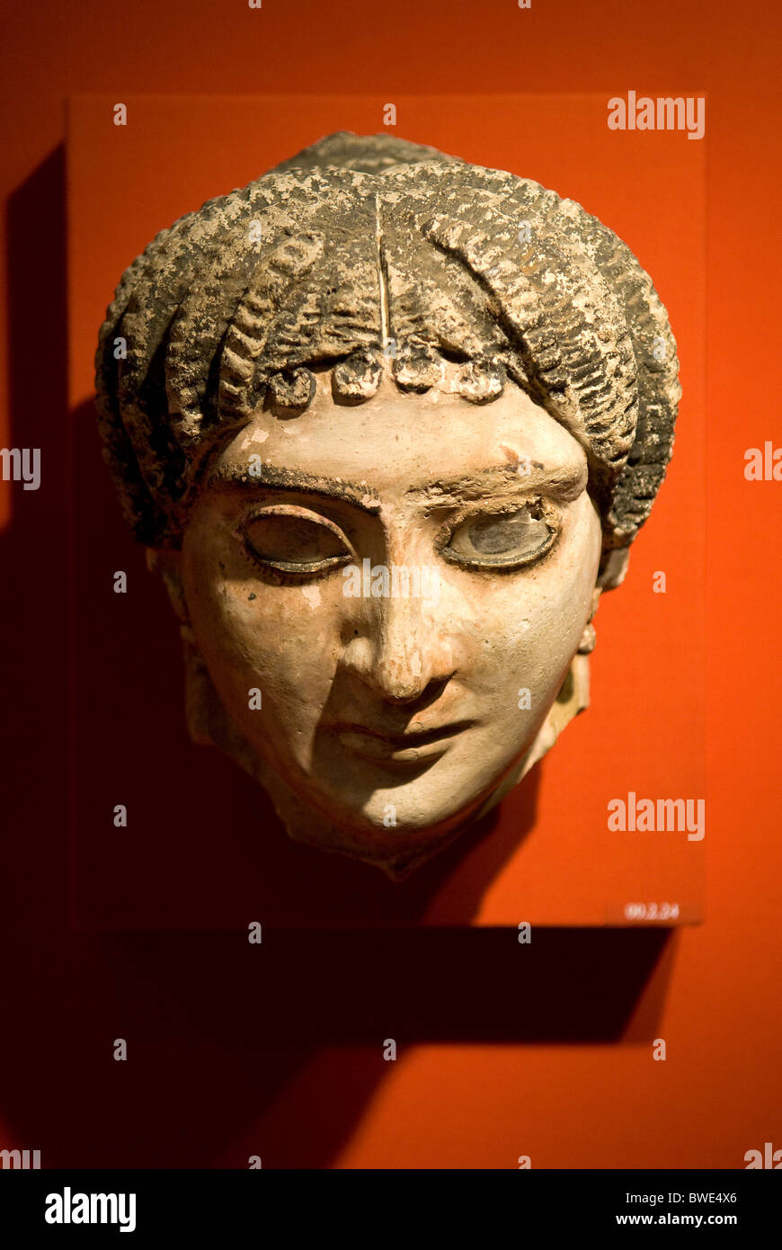 Mask of a woman with radiating waves of hair, Roman Period, A.D. 225 ...