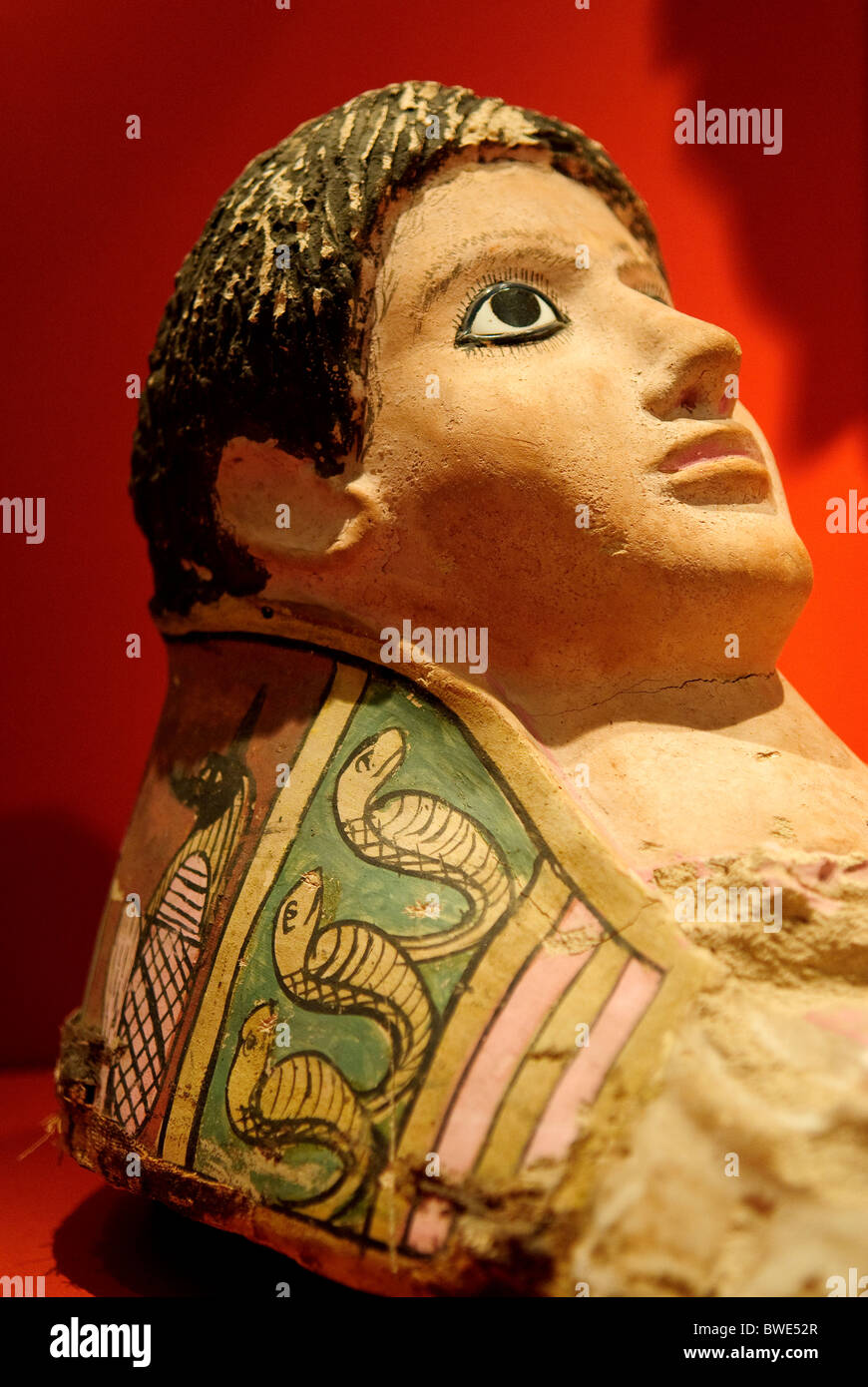 Plaster portrait mask of a youth, Roman Period, A.D. 140–190 probably ...