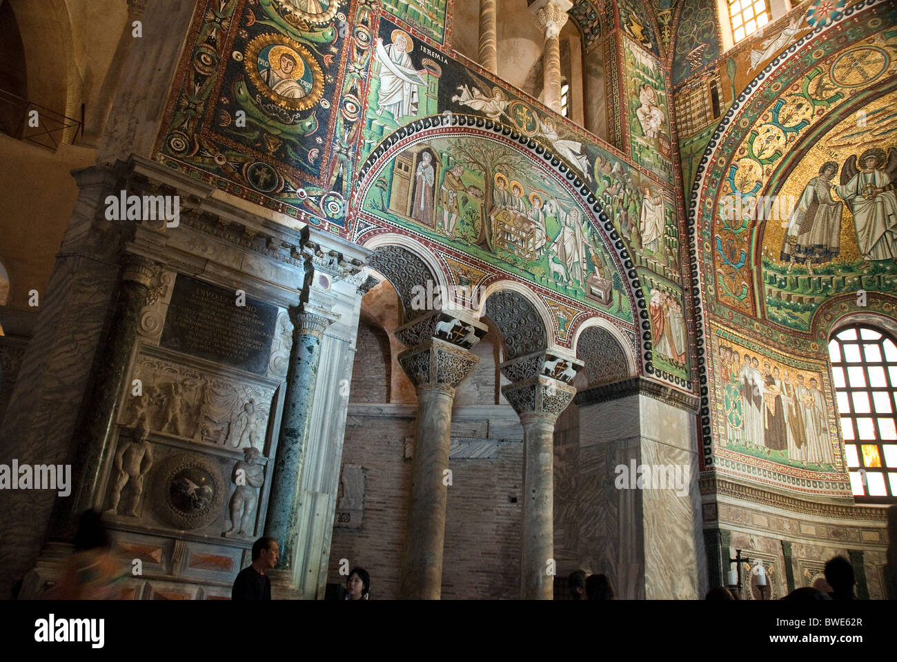 Inside the Basilica of San Vitale, Ravenna Stock Photo - Alamy