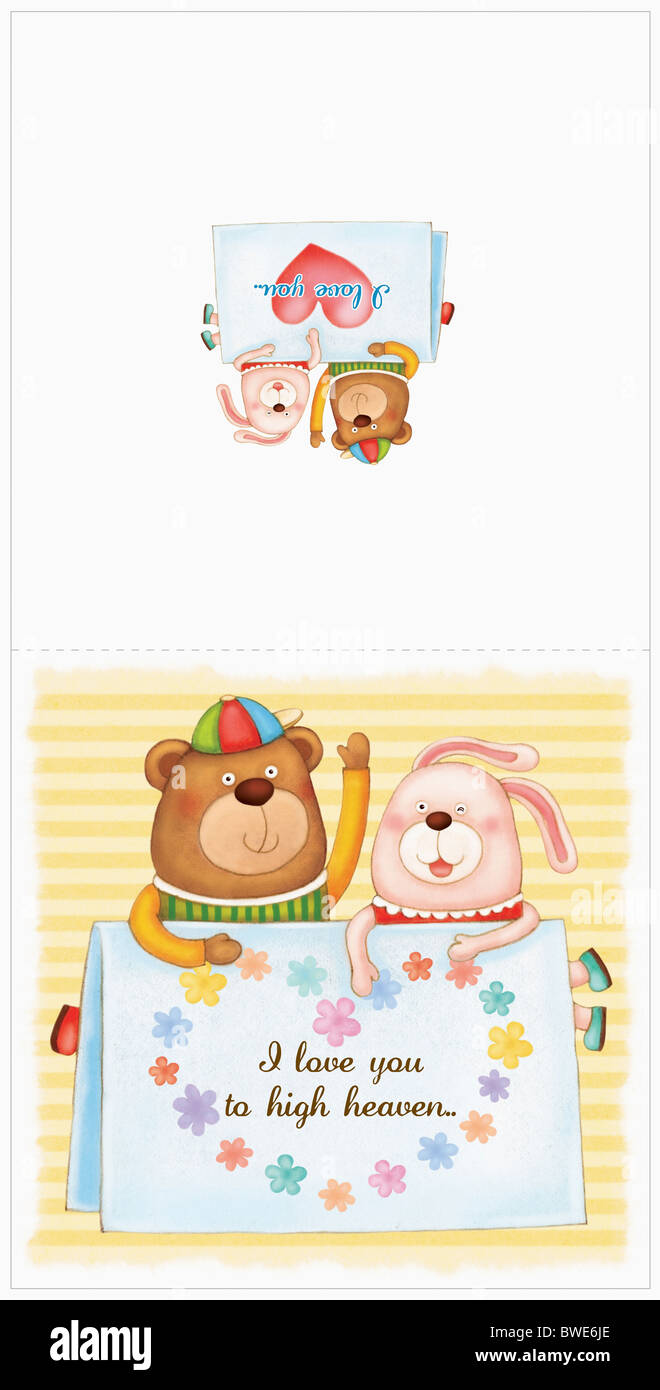 illustration of greeting cards Stock Photo - Alamy