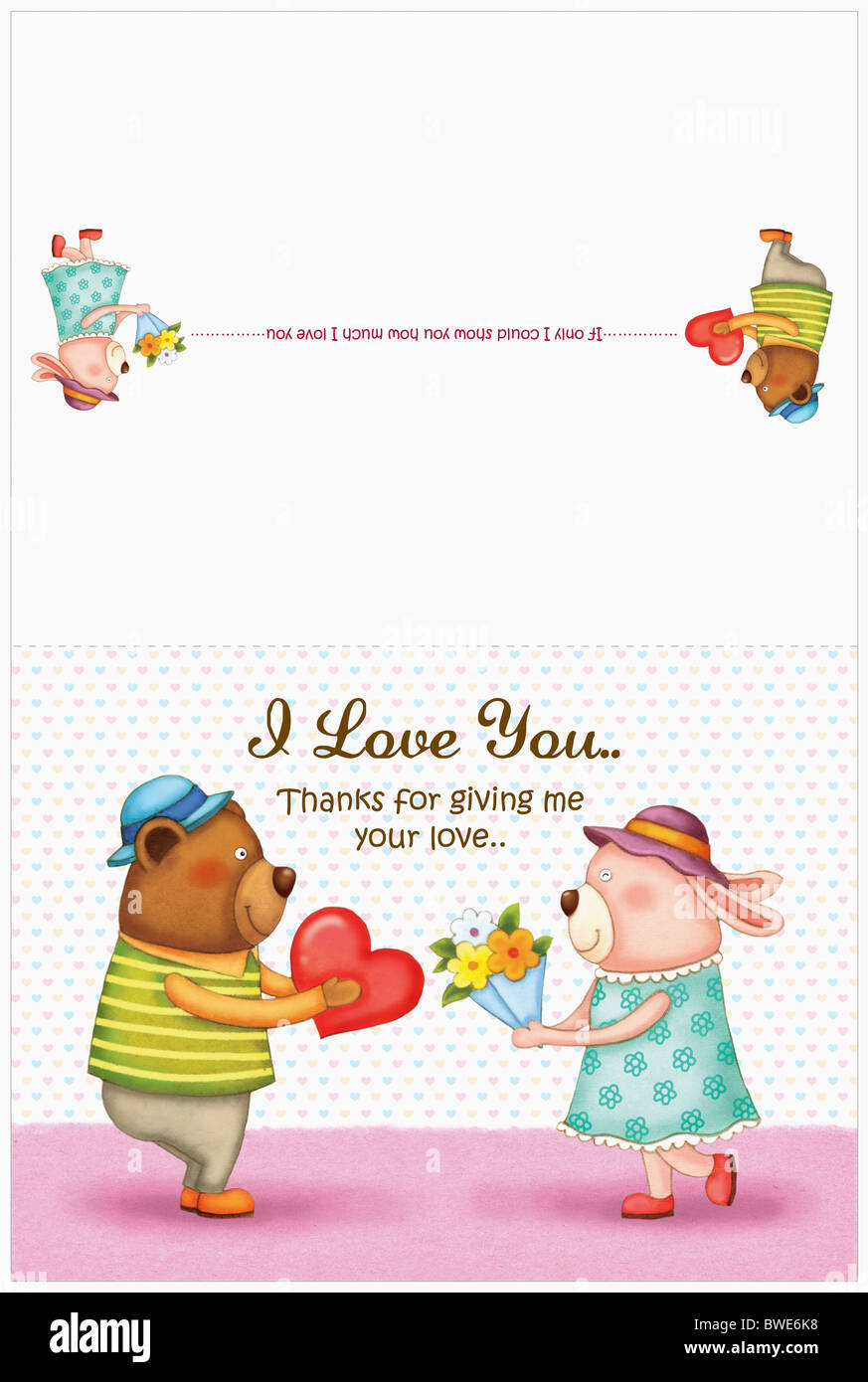 illustration of greeting cards Stock Photo - Alamy
