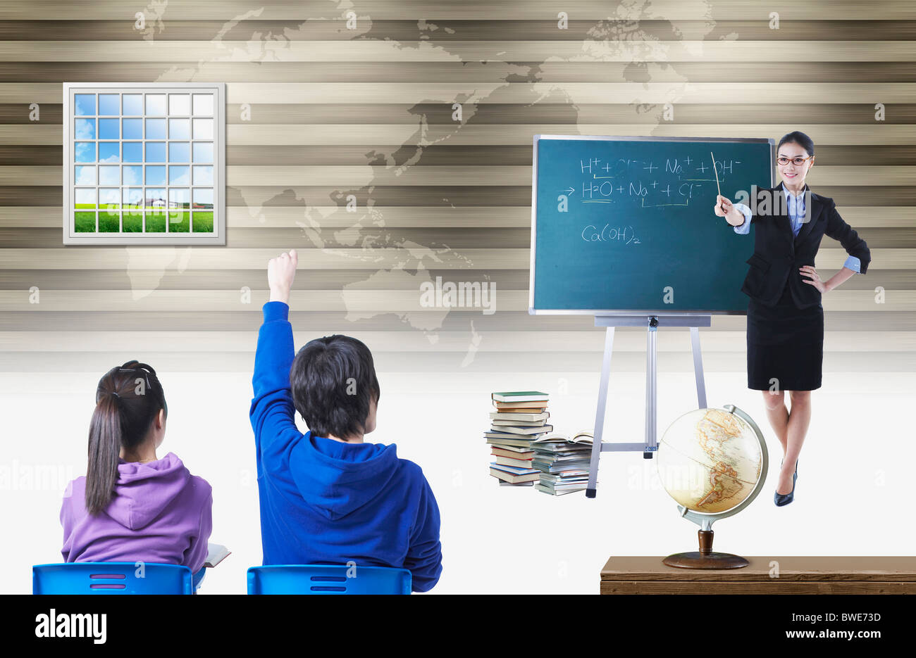 science education class Stock Photo - Alamy