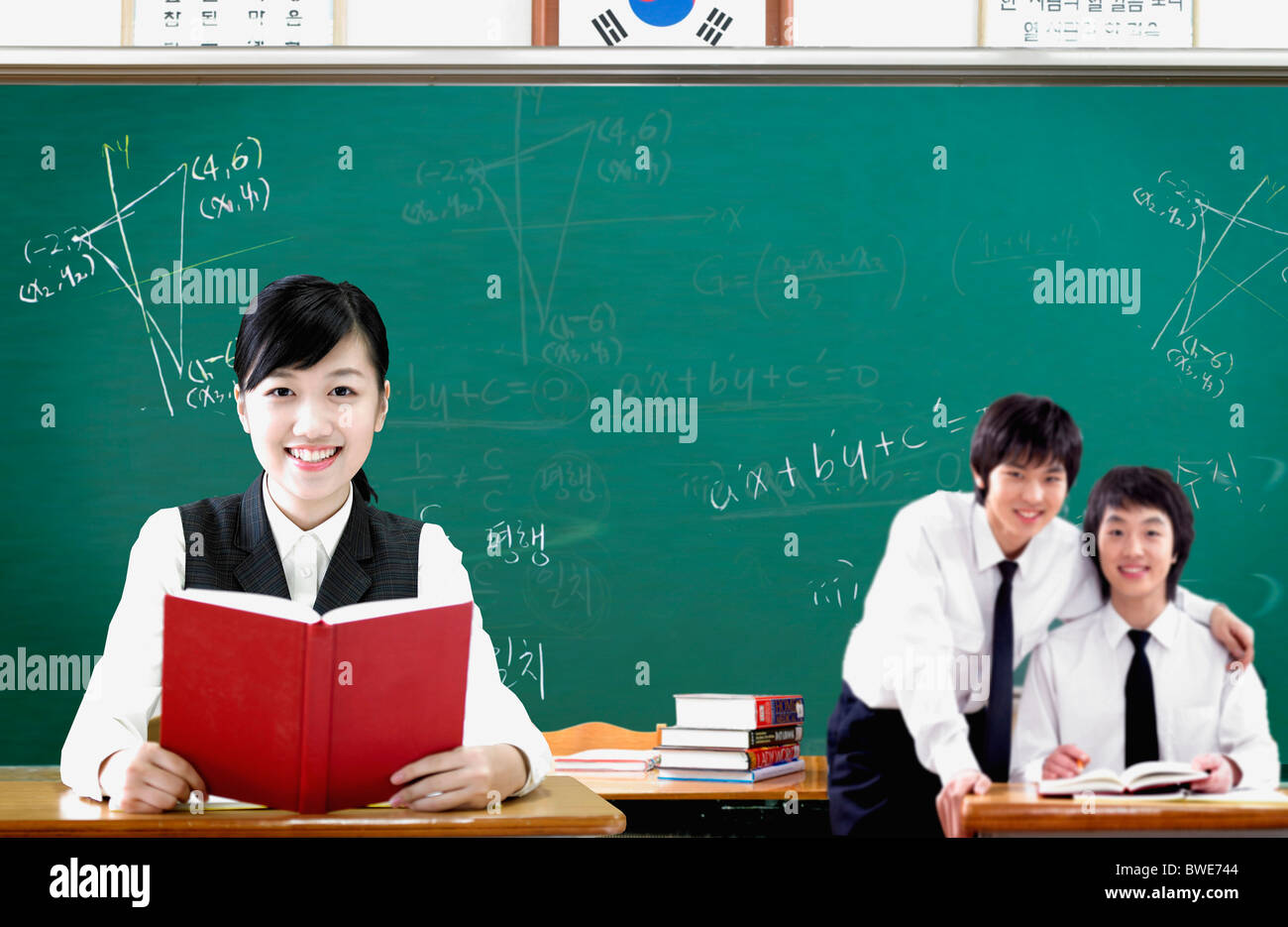 students in the math class Stock Photo - Alamy
