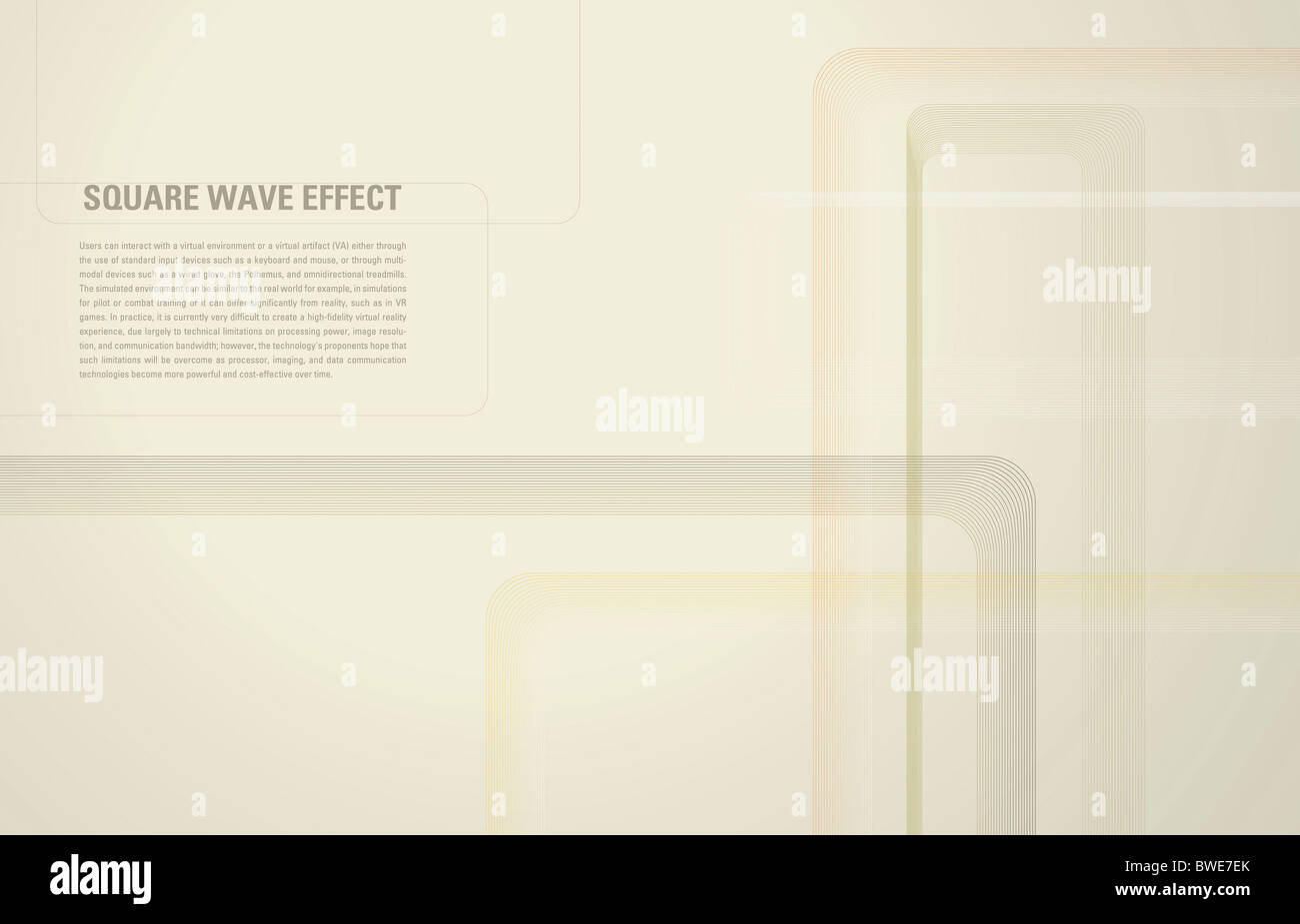 square wave effect illustration Stock Photo - Alamy