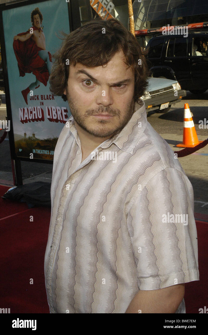 Premiere of NACHO LIBRE Stock Photo - Alamy