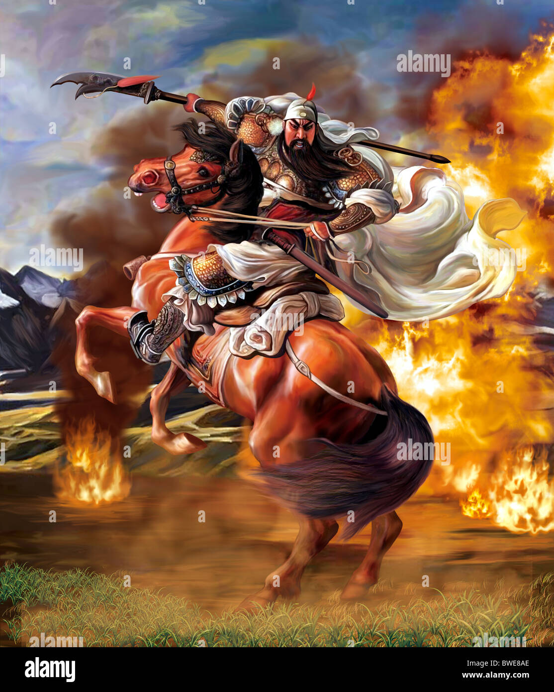 Warrior war horse hi-res stock photography and images - Alamy