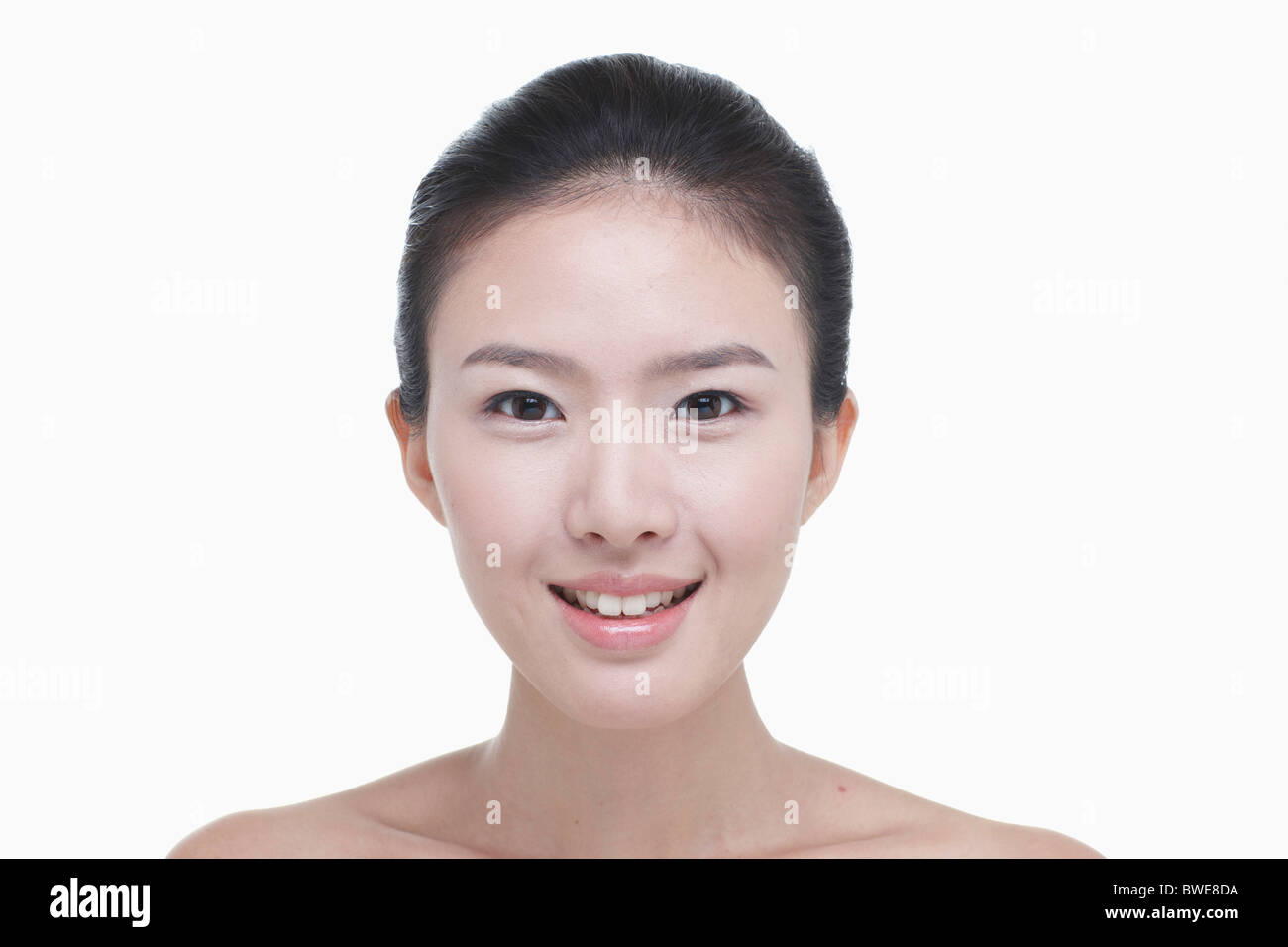 spotless face of woman Stock Photo - Alamy