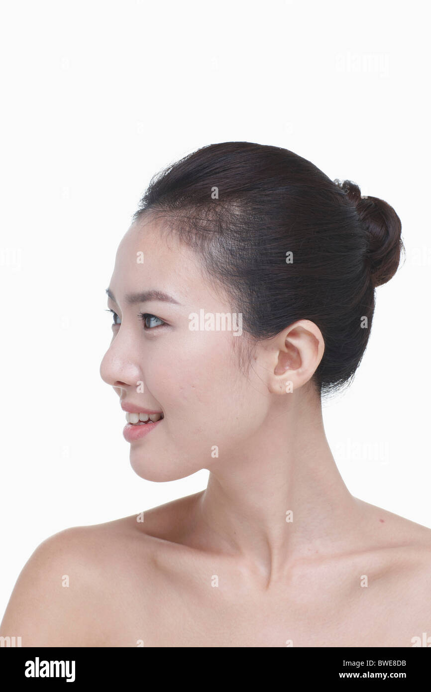 spotless face of woman Stock Photo - Alamy