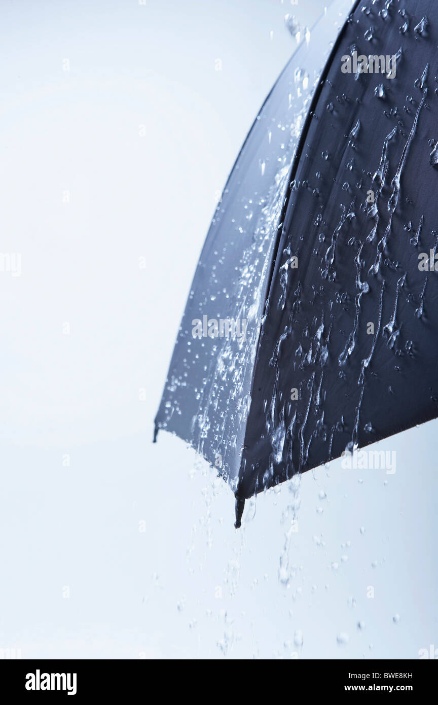 rain drops fallen from the umbrella Stock Photo - Alamy