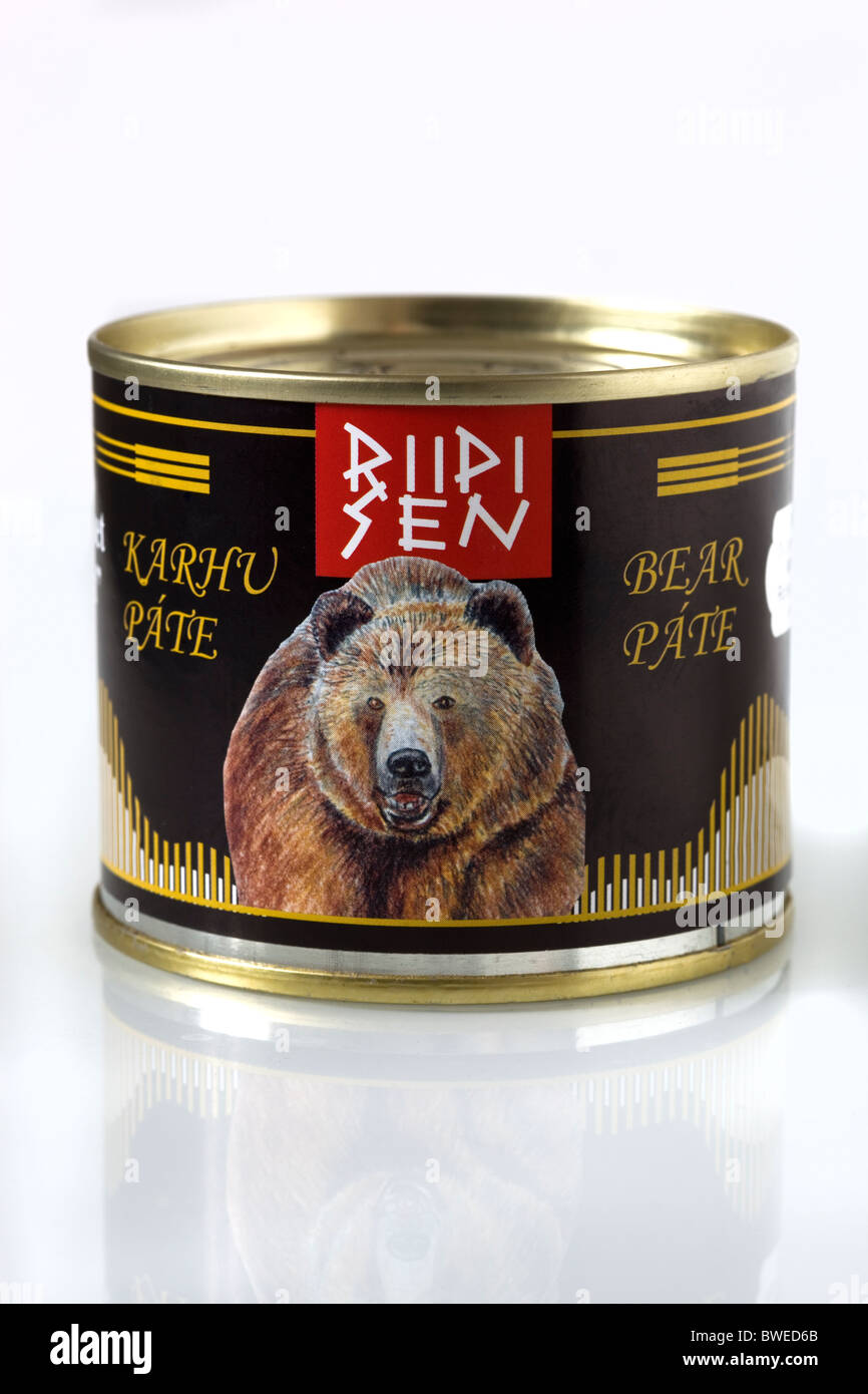A Tin or Can of Bear Meat Pâté - An example of the strange or weird ...