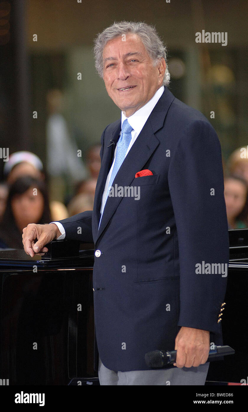 NBC Today Show with Tony Bennett and Billy Joel in Concert Stock Photo ...